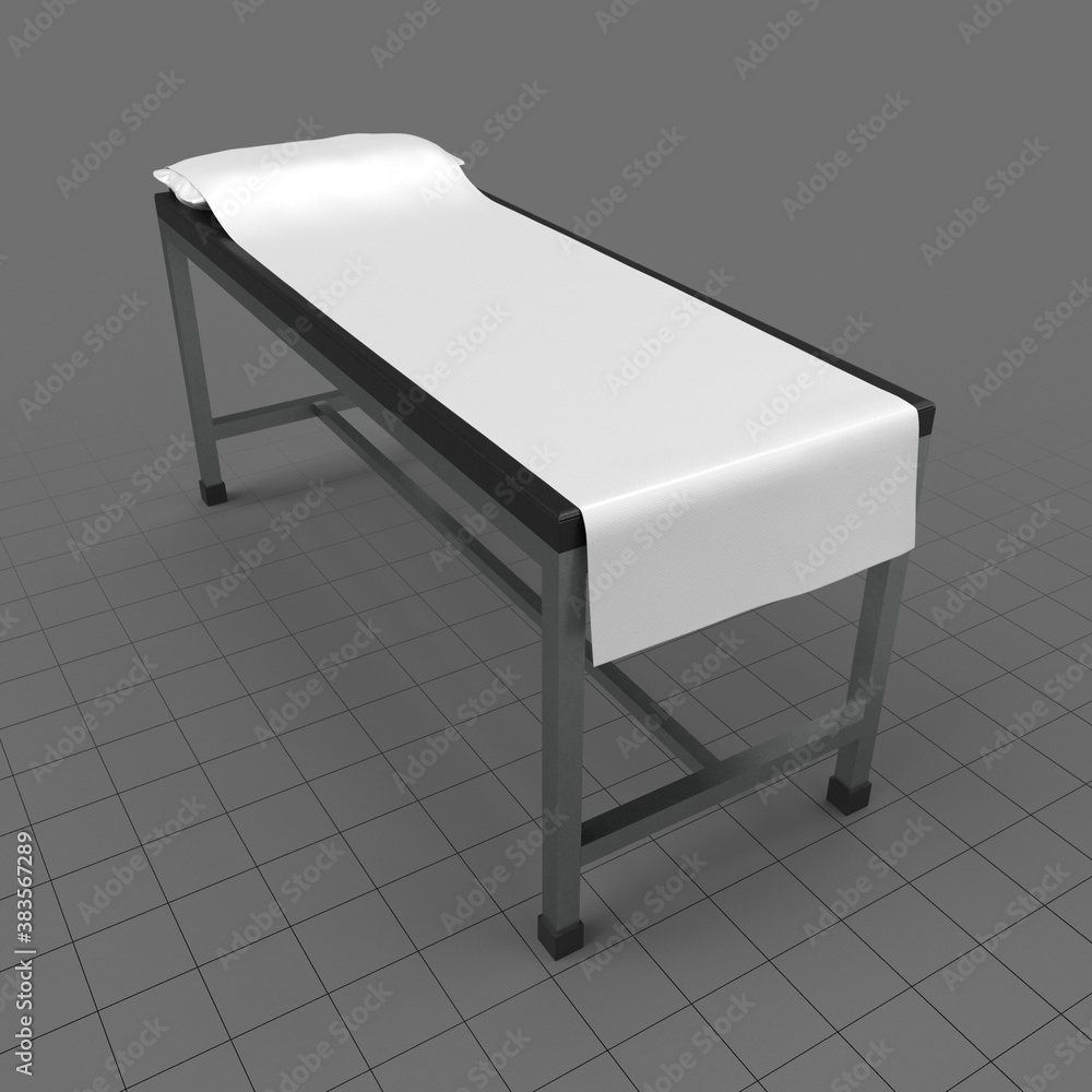Patient examination table Stock 3D asset | Adobe Stock