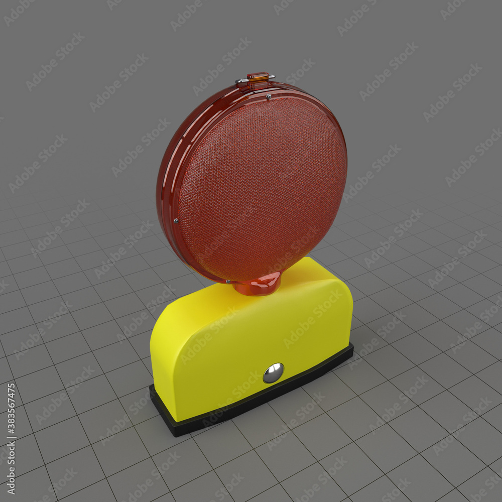 Construction site lamp Stock 3D asset | Adobe Stock