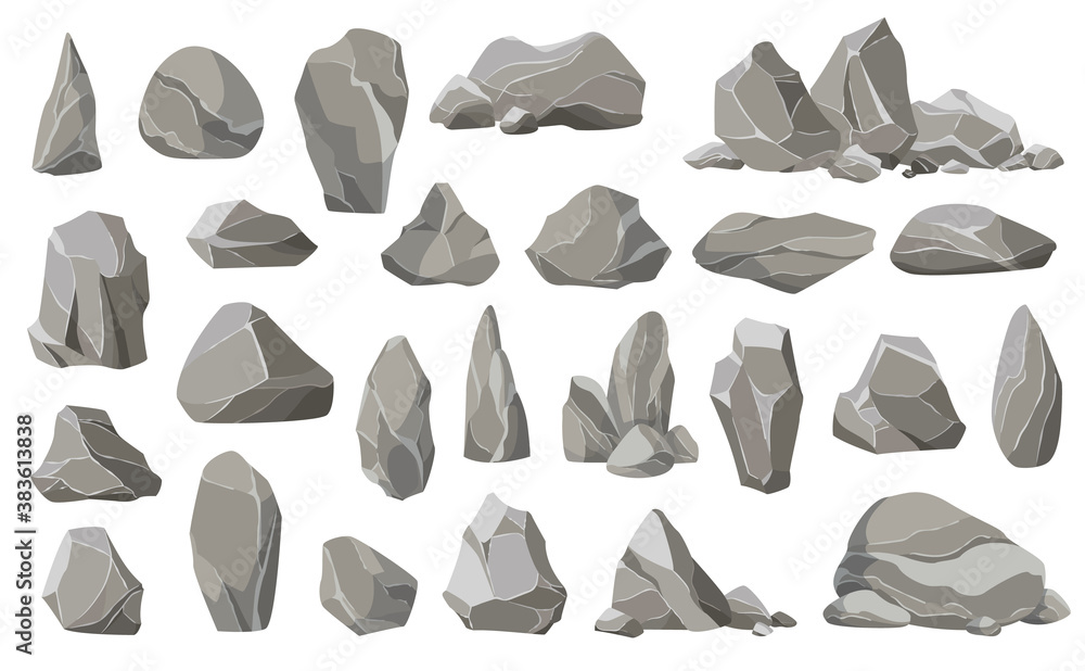 Types Of Rocks Clipart
