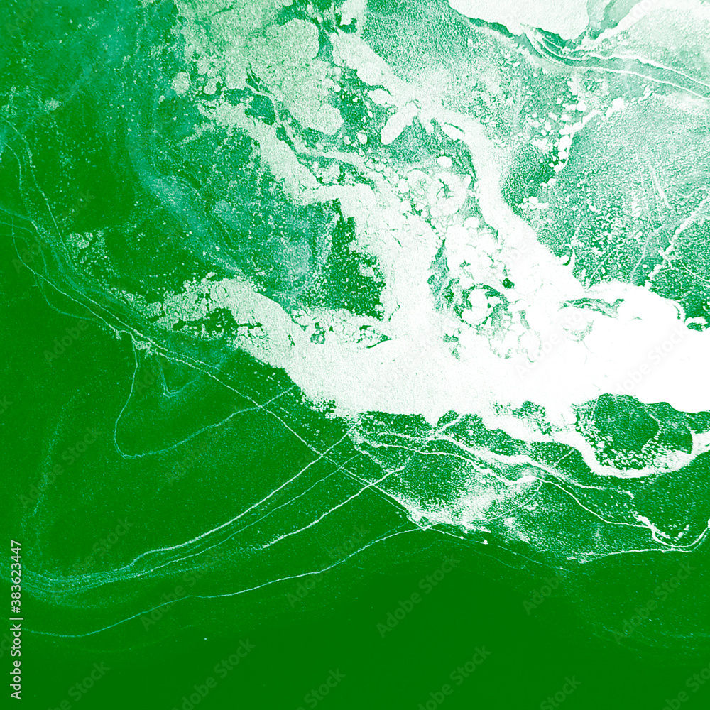 Smoke Splash. Graphic Invitation. Pastel Paint. Green Smoke Splash ...