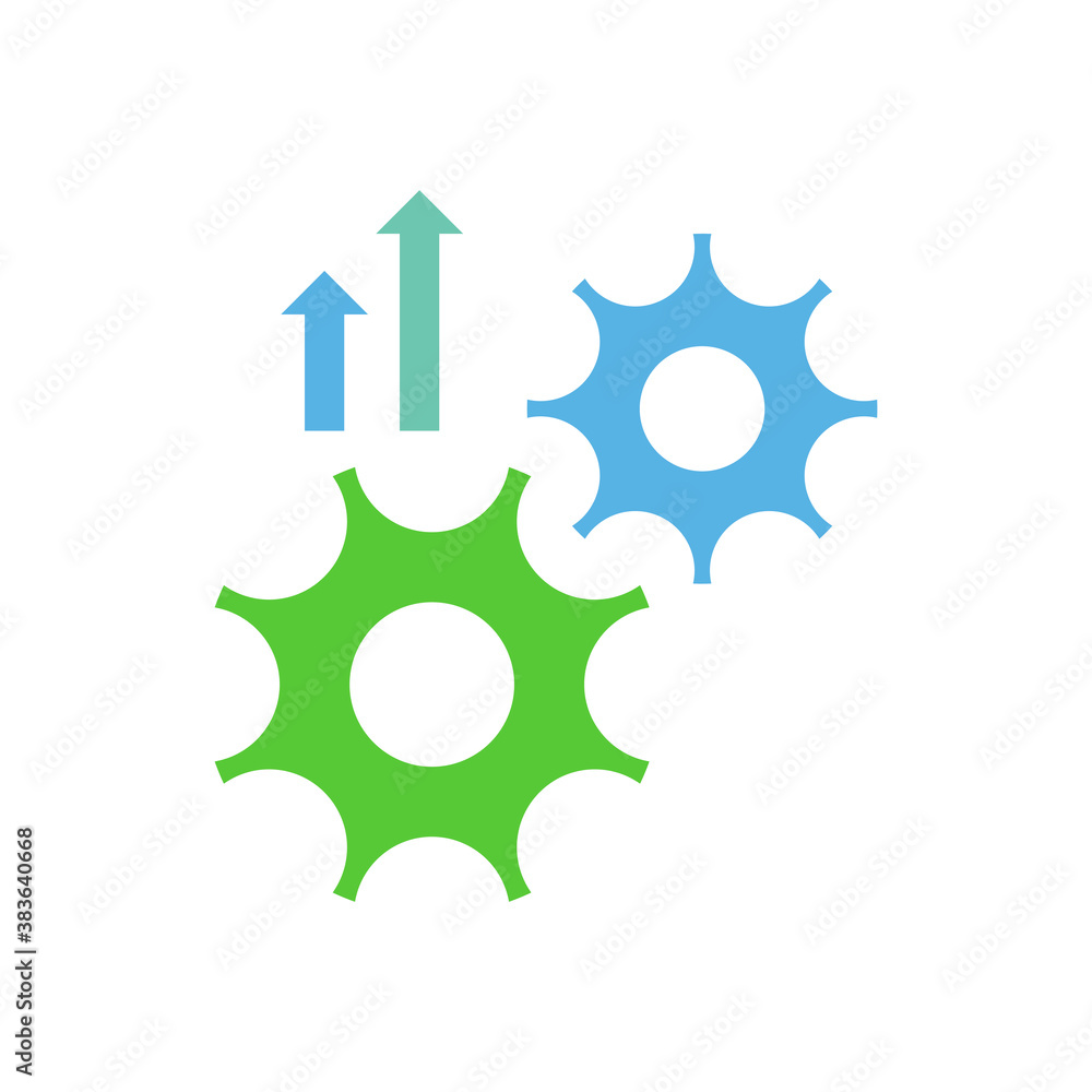 operational excellence vector logo design template Stock Vector | Adobe ...