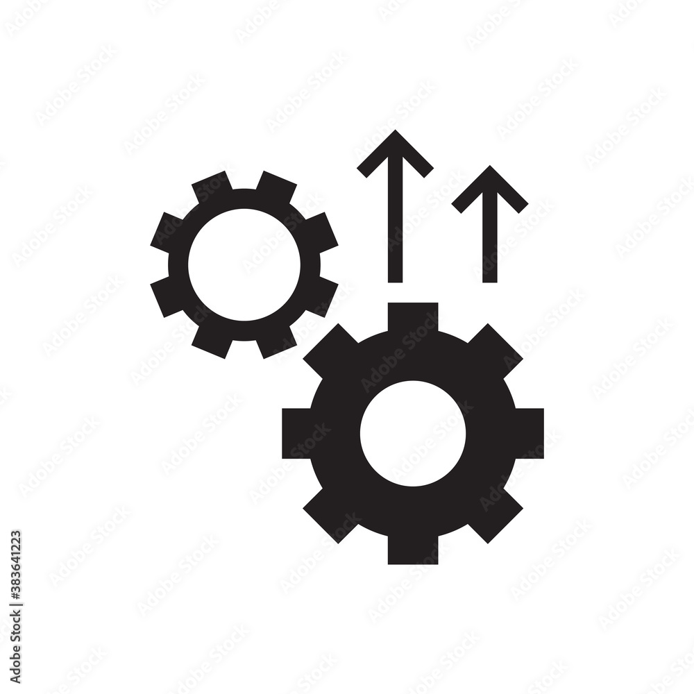 operational excellence vector logo design template Stock Vector | Adobe ...