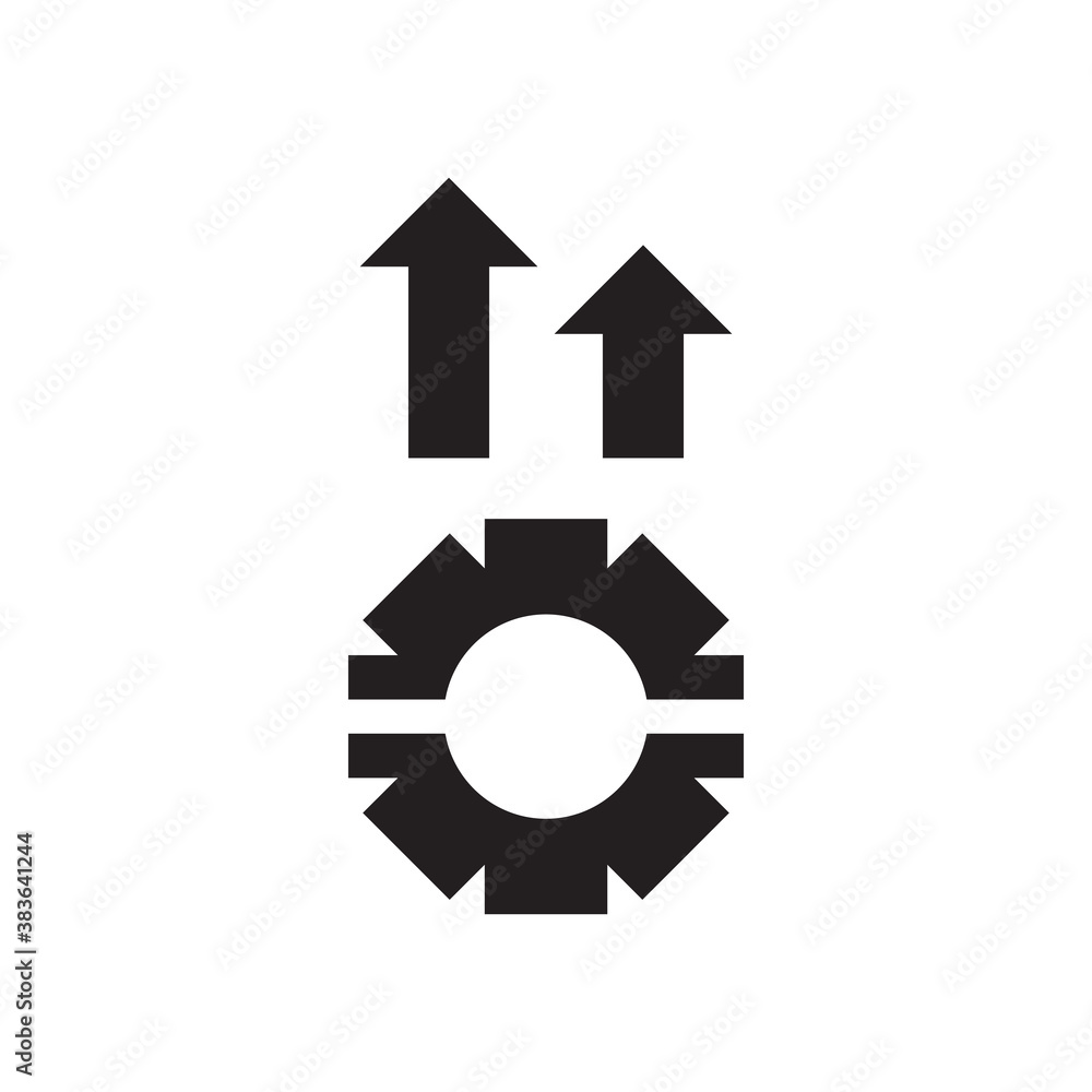 operational excellence vector logo design template Stock Vector | Adobe ...