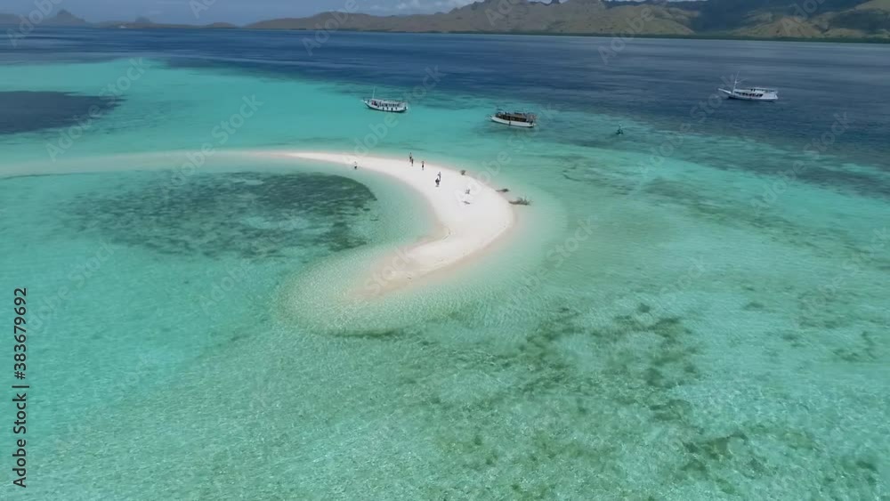 Manta ray Point. Wild islands of Indonesia. Flores. tropical paradise ...