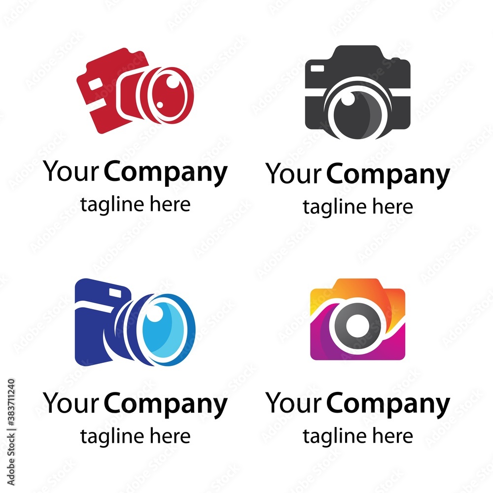 Camera logo images Stock Vector | Adobe Stock