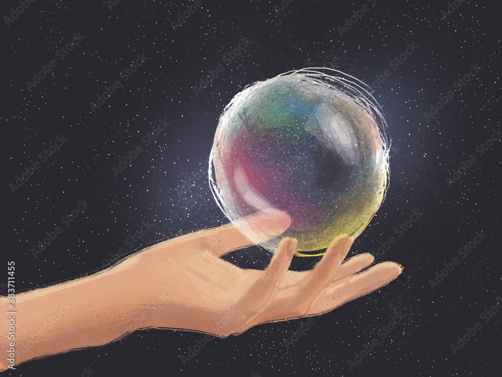 Lightness of being Stock Illustration | Adobe Stock