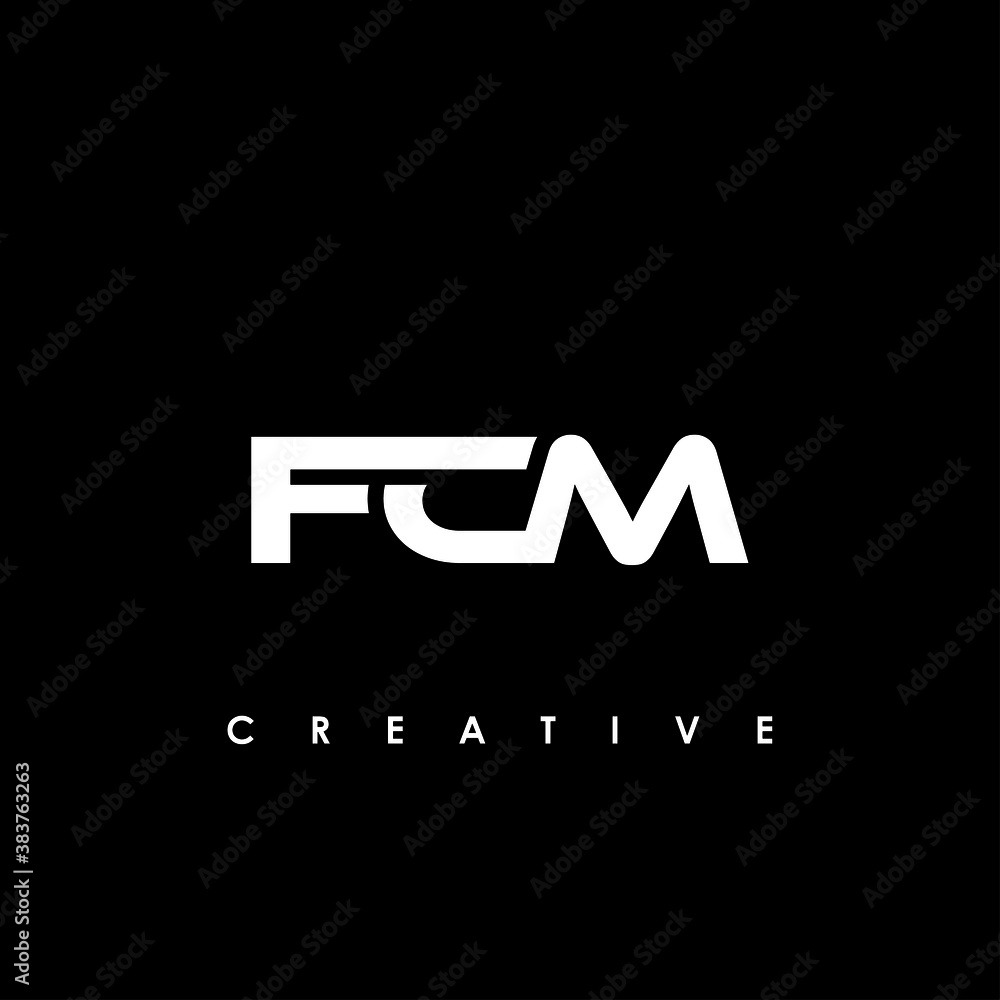 FCM Letter Initial Logo Design Template Vector Illustration Stock ...