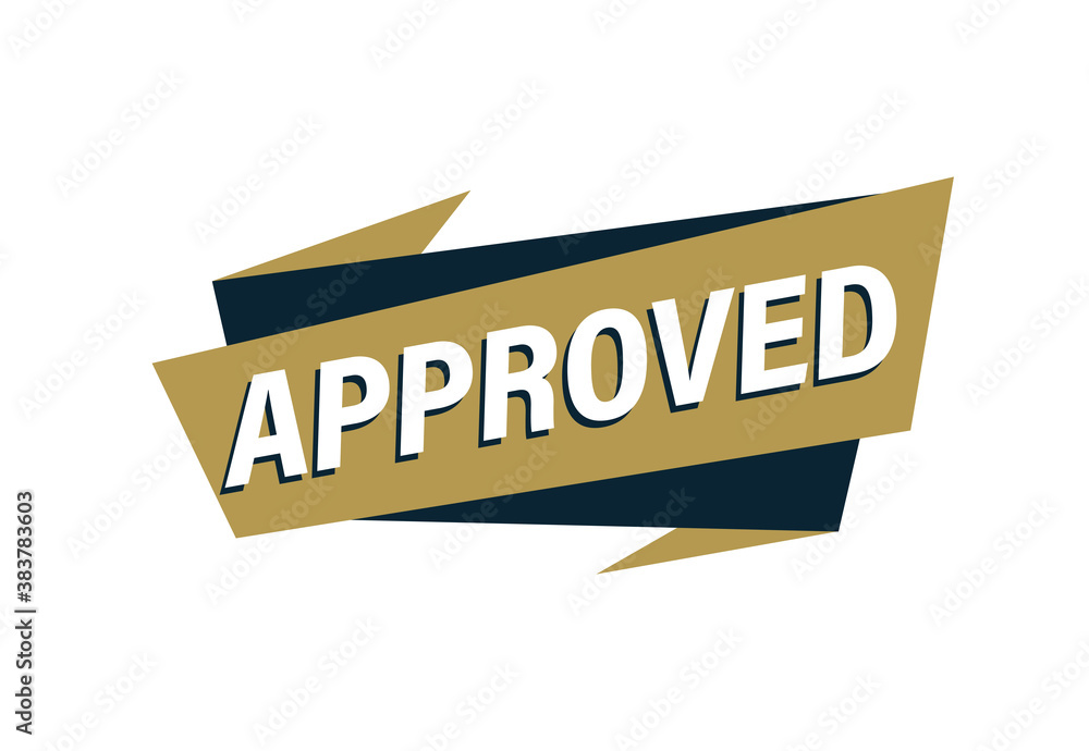 Approved stamp vector illustration, Approved Stock Vector | Adobe Stock
