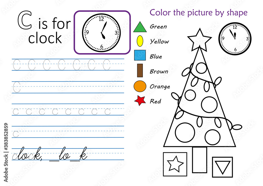 Alphabet tracing worksheet for preschool and kindergarten. Writing ...
