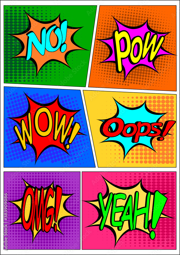 Interjection Comic Strip