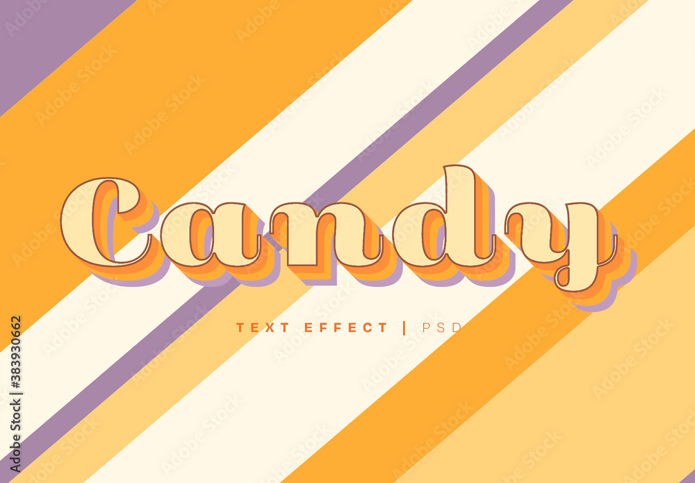 Colorful Text Effect Stock Template | Adobe Stock