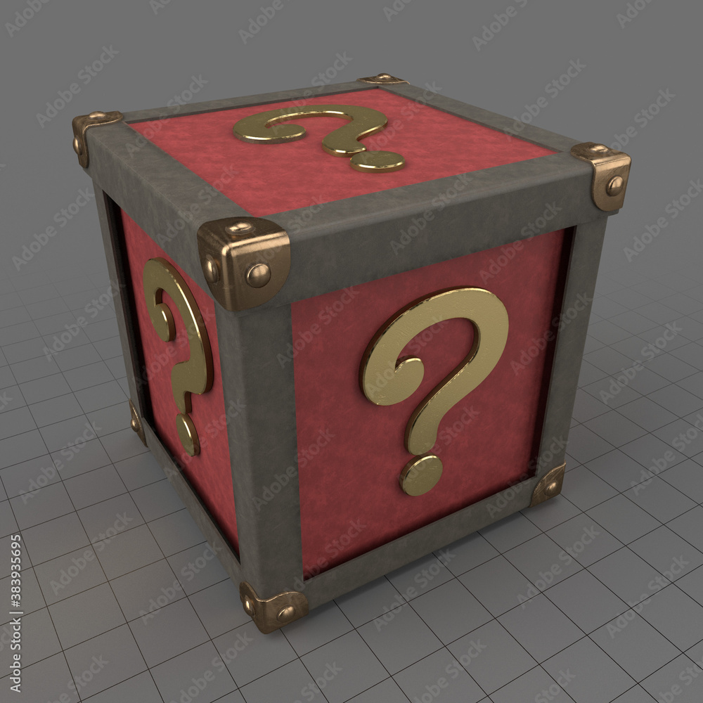 Surprise box Stock 3D asset | Adobe Stock