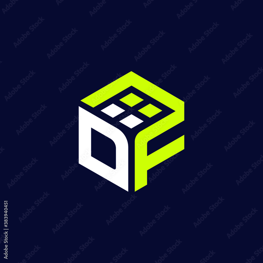 DF Letter Real Estate Logo and Icon Design Vector and Icon and Website ...