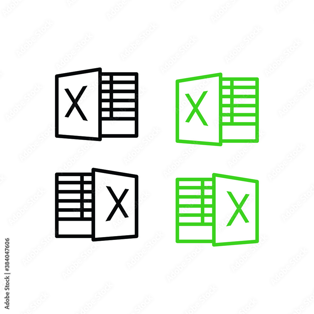 Excel Icon Vector