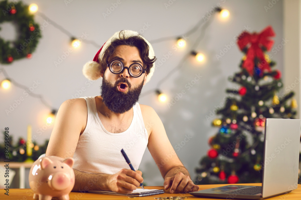 Funny Person Writing A Letter