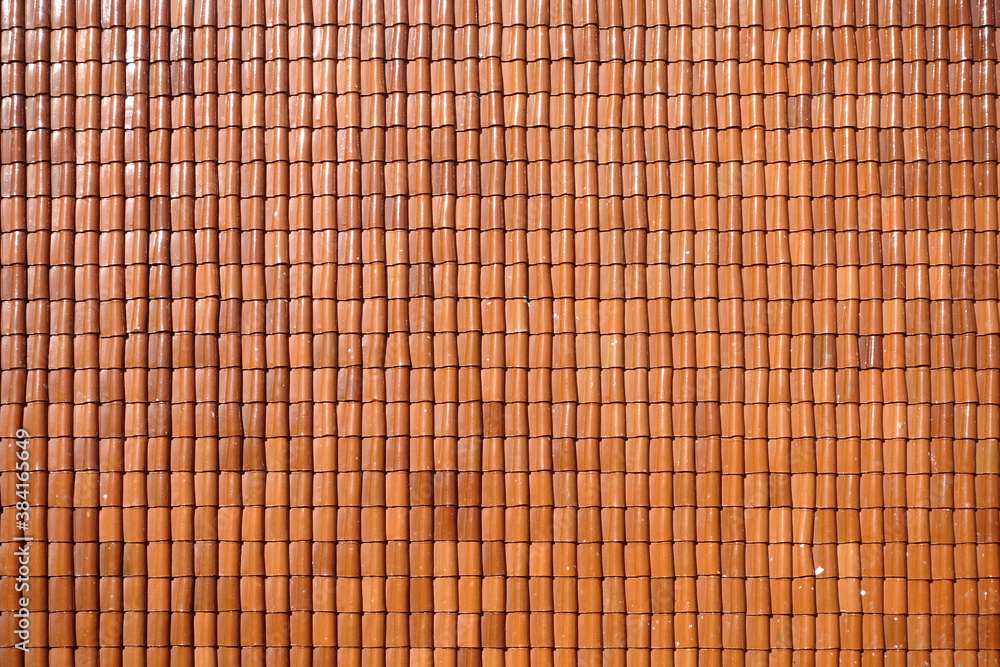 Top view of pattern tiles roof of house, Texture background Stock Photo ...