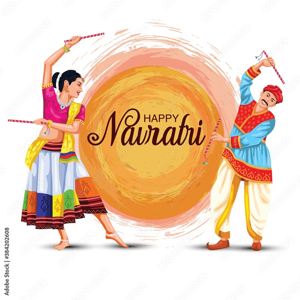 Dandiya Vector