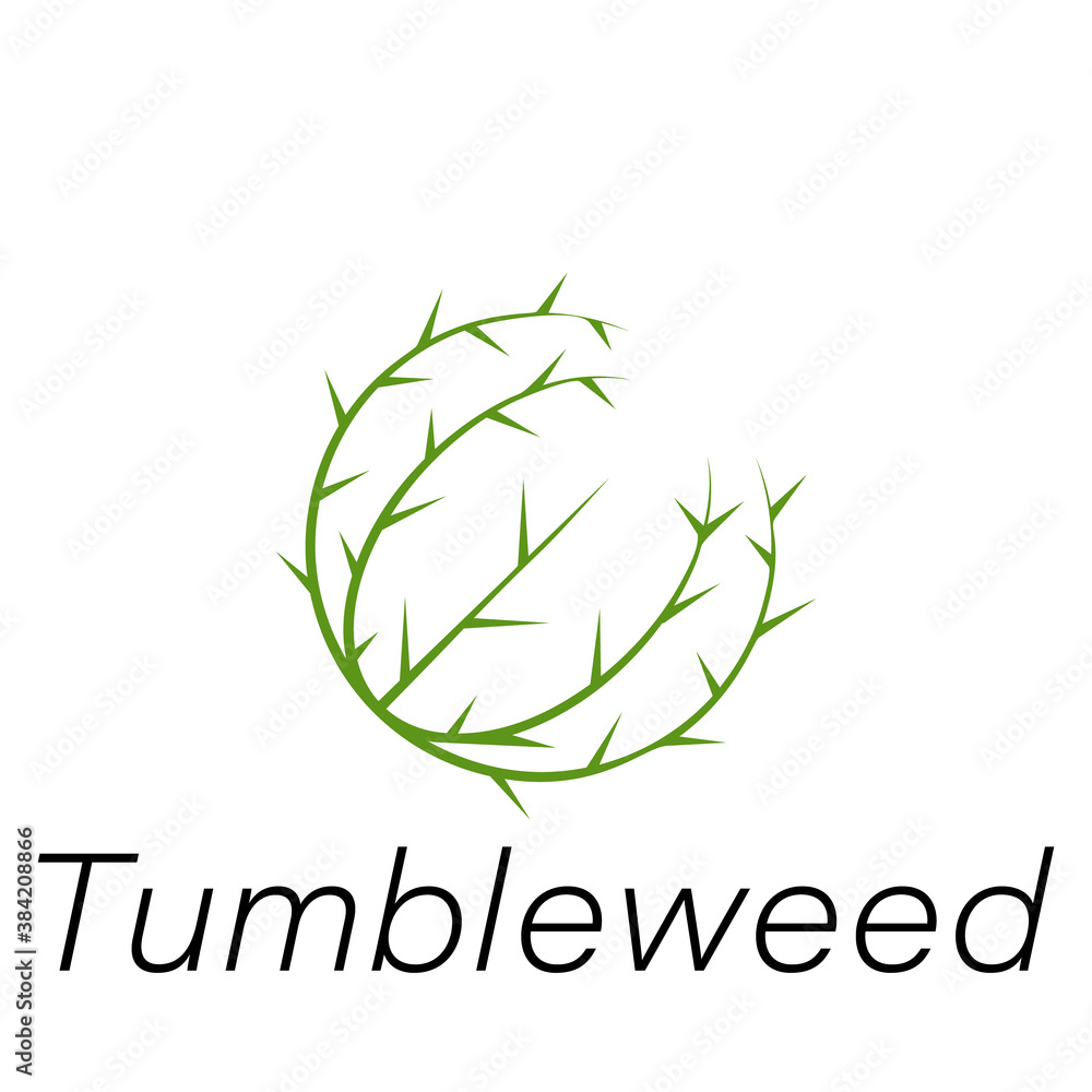 tumbleweed hand draw icon. Element of farming illustration icons. Signs ...