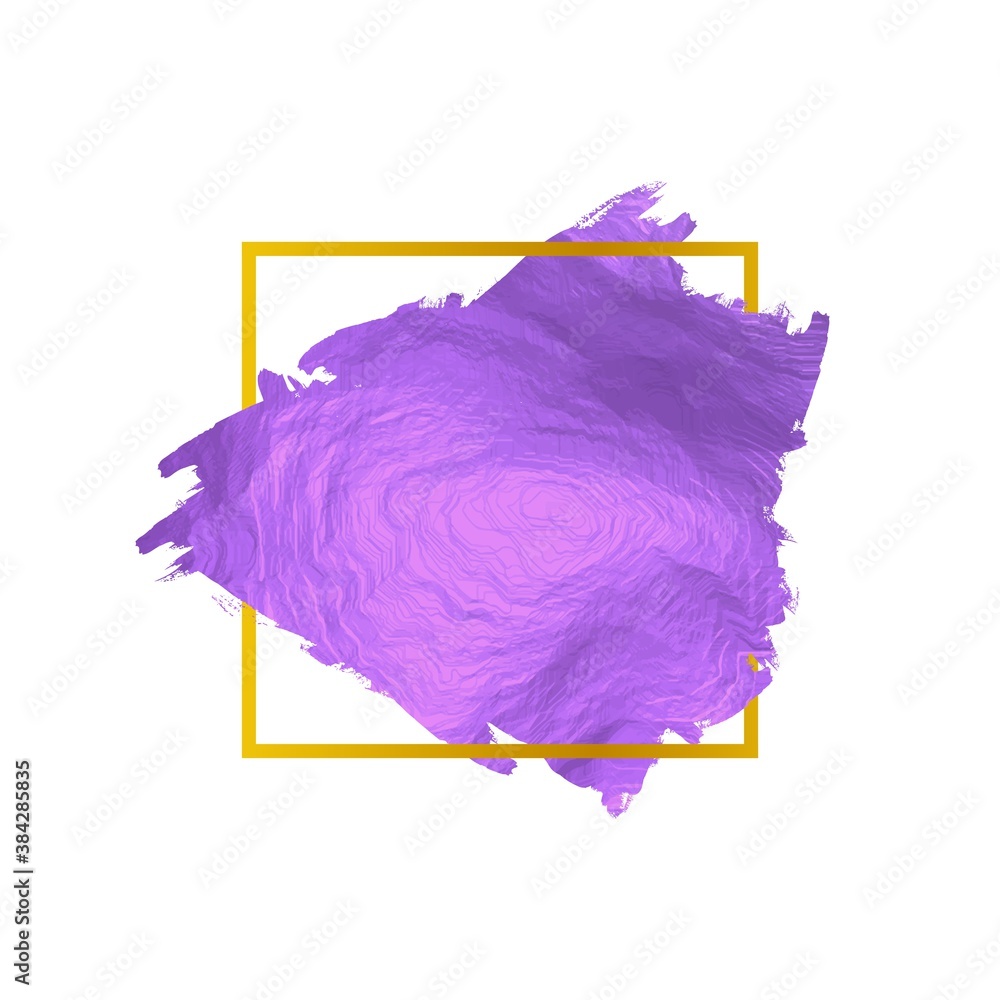 Abstract brushes frame background for weeding invitation and decoration ...