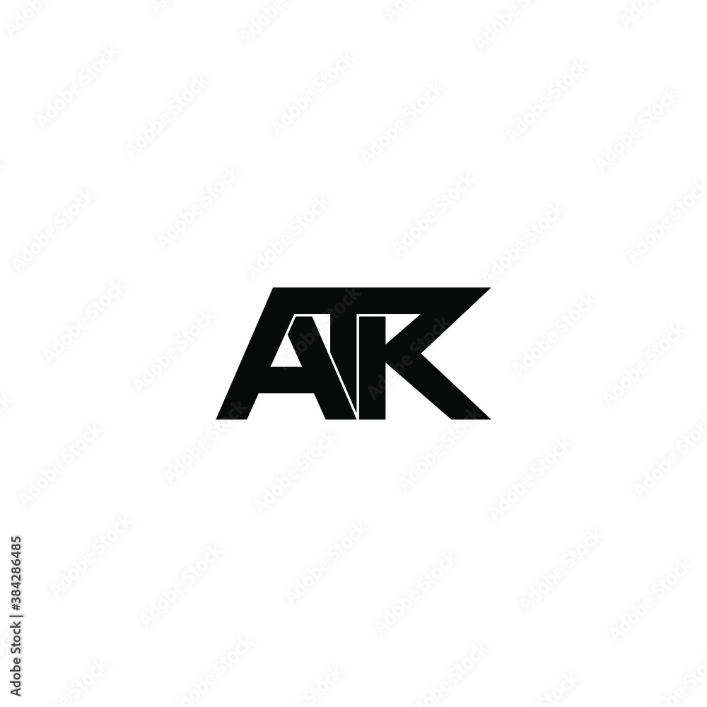 atk letter original monogram logo design Stock Vector | Adobe Stock