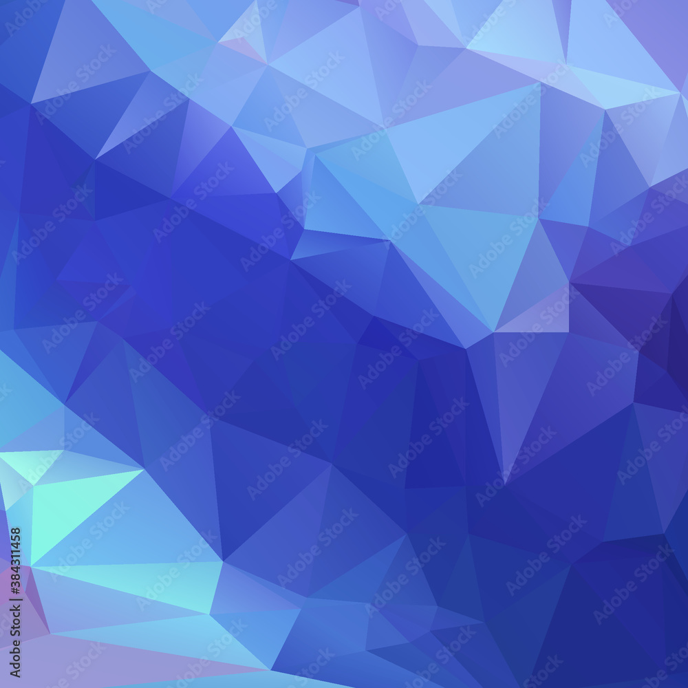 Abstract Blue Color Polygon Background Design, Abstract Geometric ...