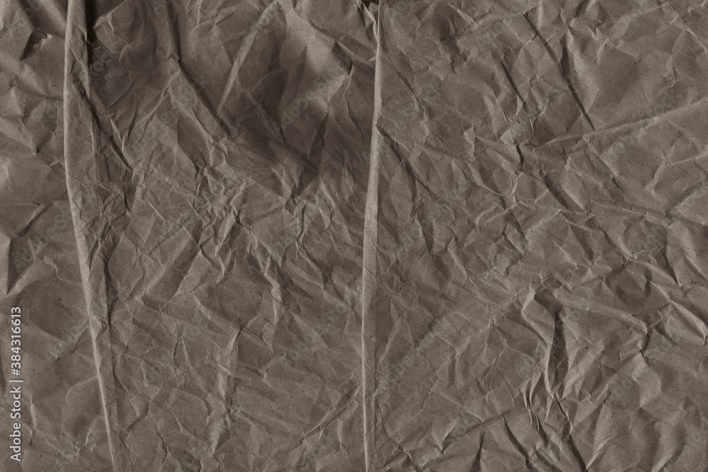 Classic vintage and old looking crumpled paper background. Retro ...
