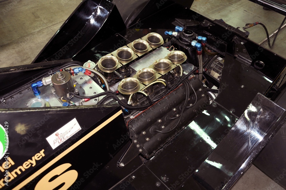 Imola, IT, May, 2017: detail of Historic 1979 Wolf F1 Model WR8 ex ...