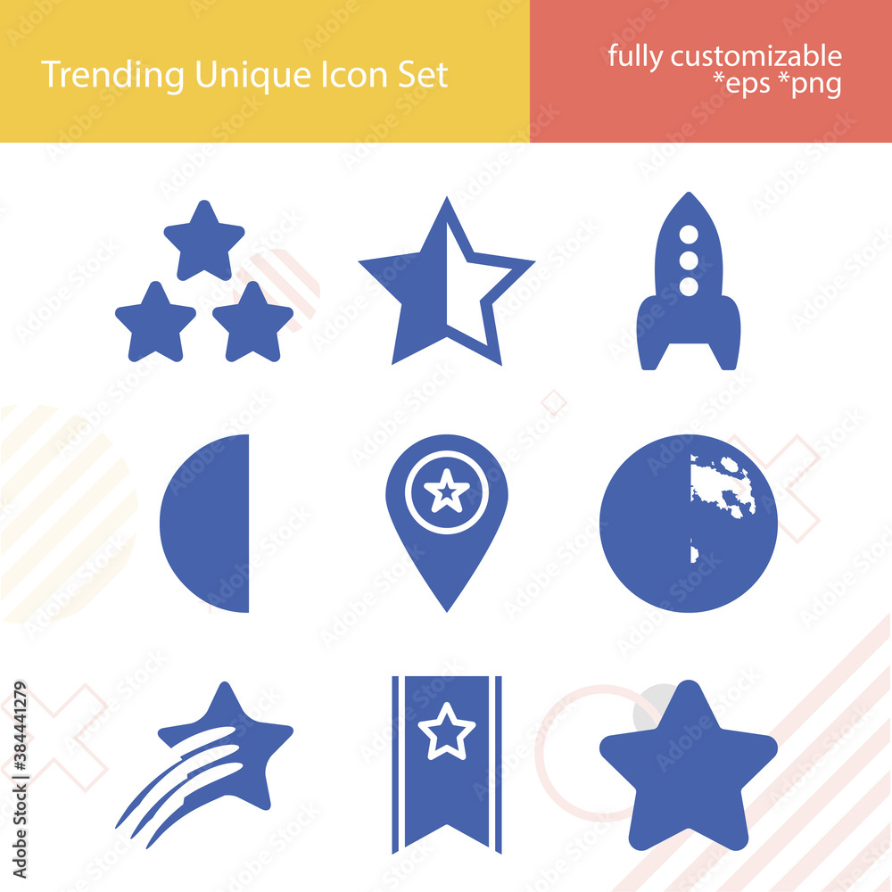 Simple set of galaxy related filled icons. Stock Vector | Adobe Stock