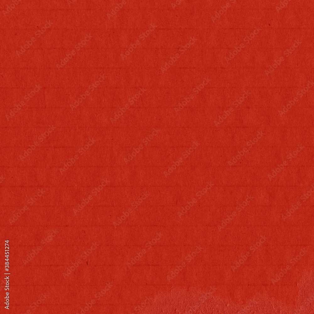 A red vintage rough sheet of carton. Recycled environmentally friendly ...