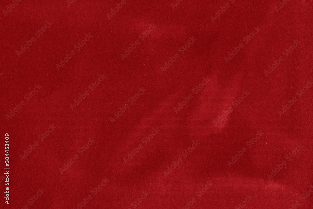 A red vintage rough sheet of carton. Recycled environmentally friendly ...