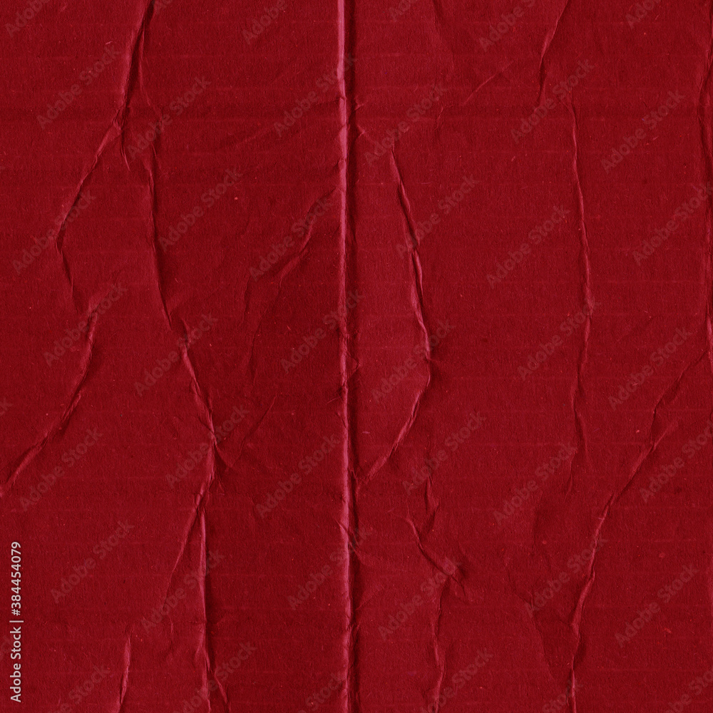 Red vintage rough sheet of carton. Recycled environmentally friendly ...