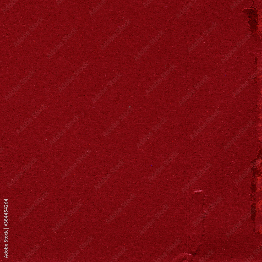 A red vintage rough sheet of carton. Recycled environmentally friendly ...