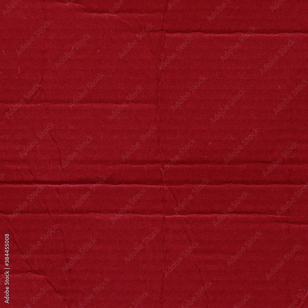 Red vintage rough sheet of carton. Recycled environmentally friendly ...