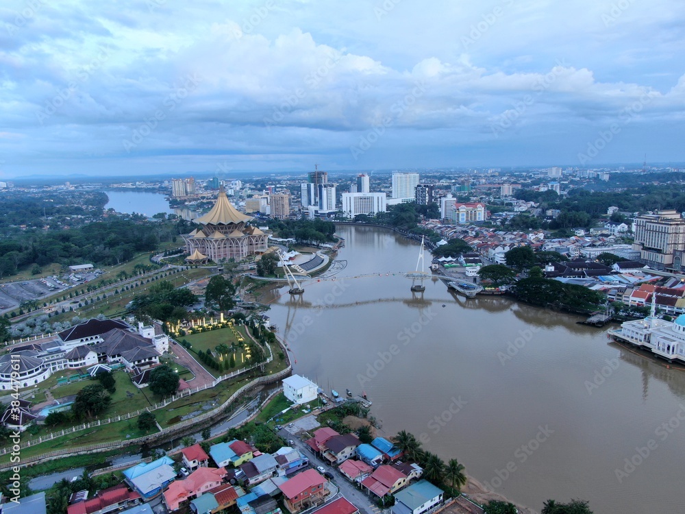 Foto Stock Kuching, Sarawak / Malaysia - October 10 2020: The iconic ...