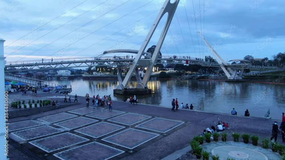 Kuching, Sarawak / Malaysia - October 10 2020: The iconic landmark ...