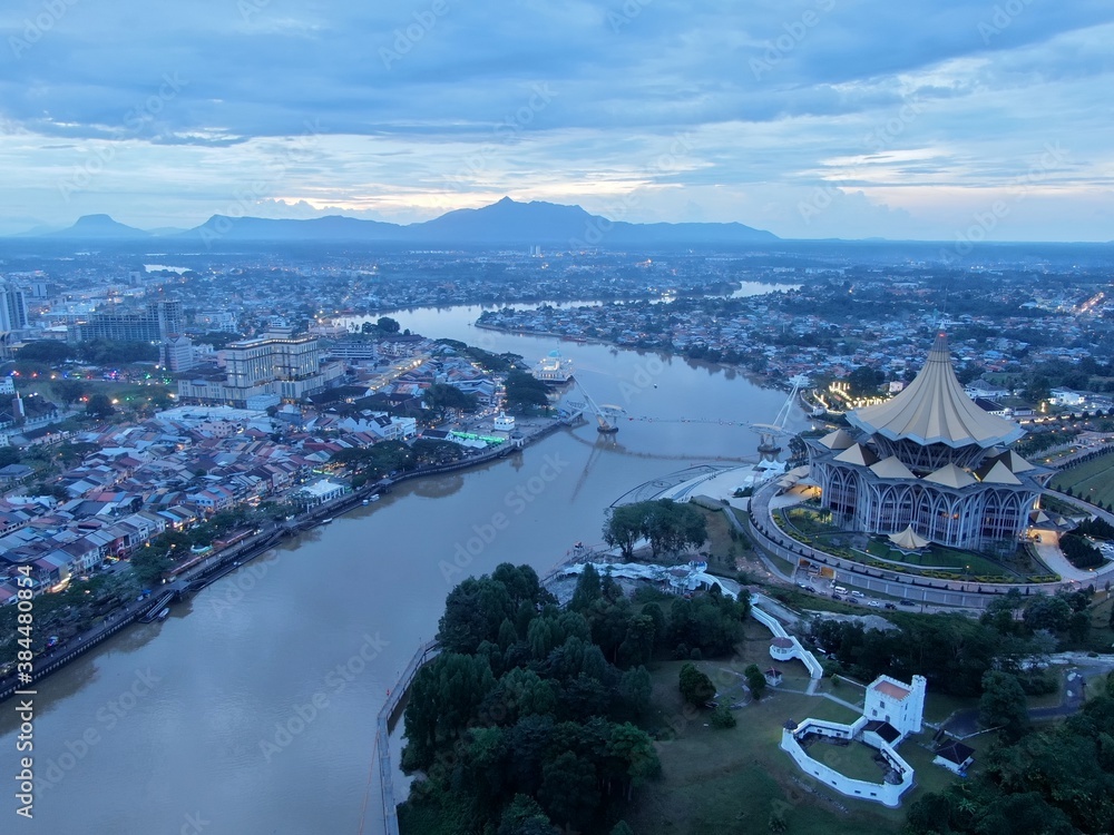 Fotka „Kuching, Sarawak / Malaysia - October 10 2020: The iconic ...