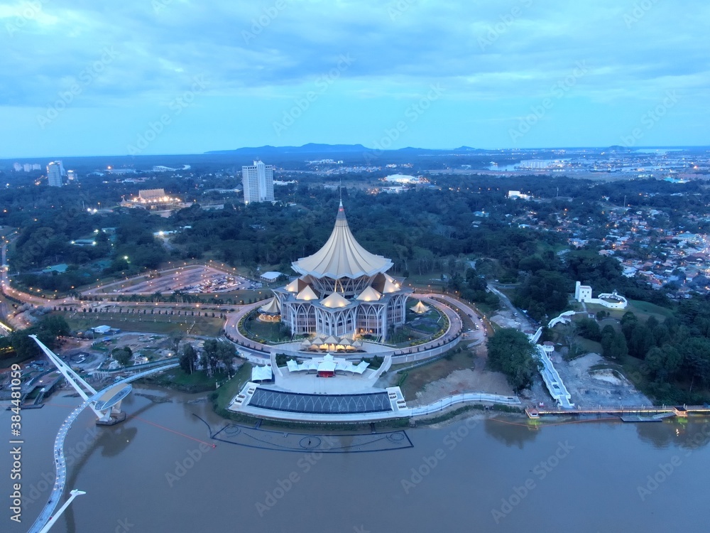 Foto Stock Kuching, Sarawak / Malaysia - October 10 2020: The iconic ...