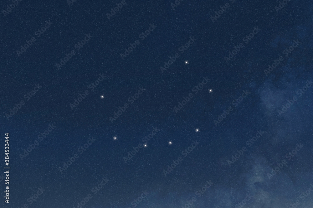 Corona Borealis star constellation, Night sky, Cluster of stars, Deep ...