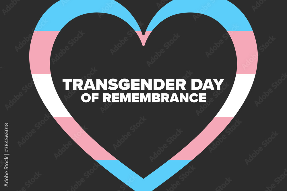 Transgender Day of Remembrance. November 20. Holiday concept. Template ...