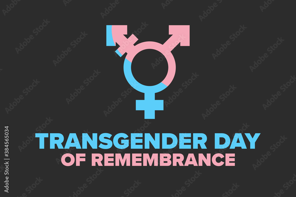 Transgender Day of Remembrance. November 20. Holiday concept. Template ...
