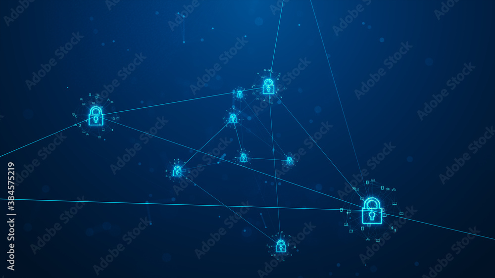 Cybersecurity Concept Cyber Security Of Digital Data Network Protection Illustrates Cyber Data