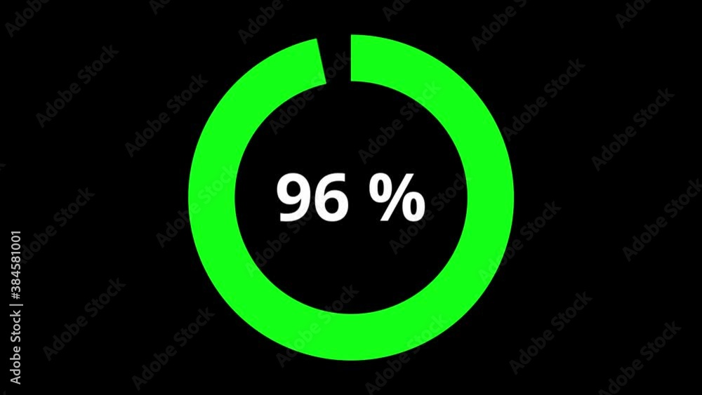 Loading circular chart circular bar graph green Circular loading ...