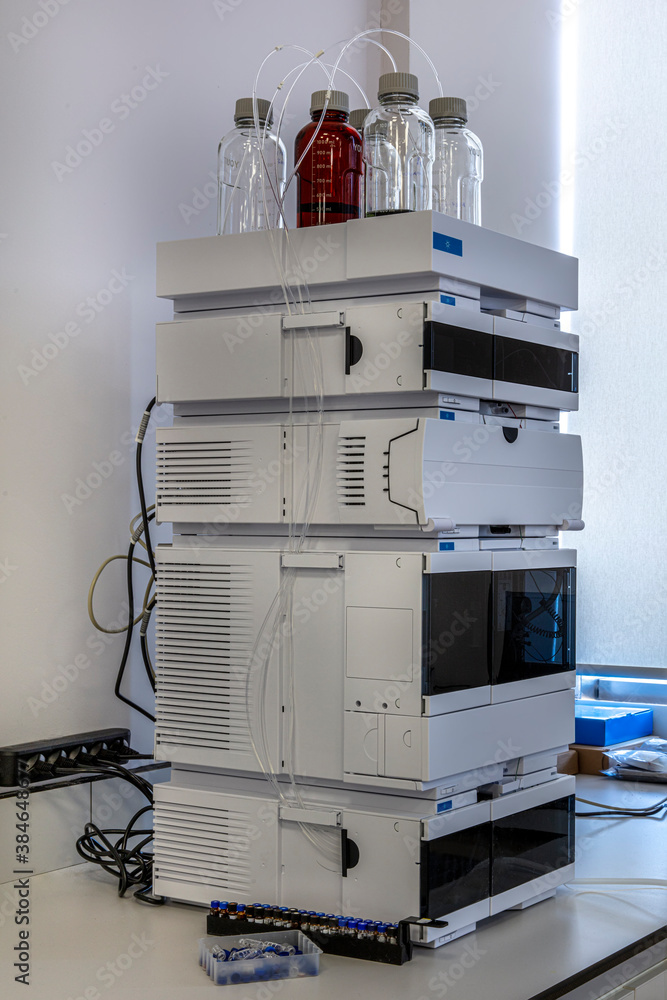 High performance liquid chromatography (HPLC) sample vial application ...