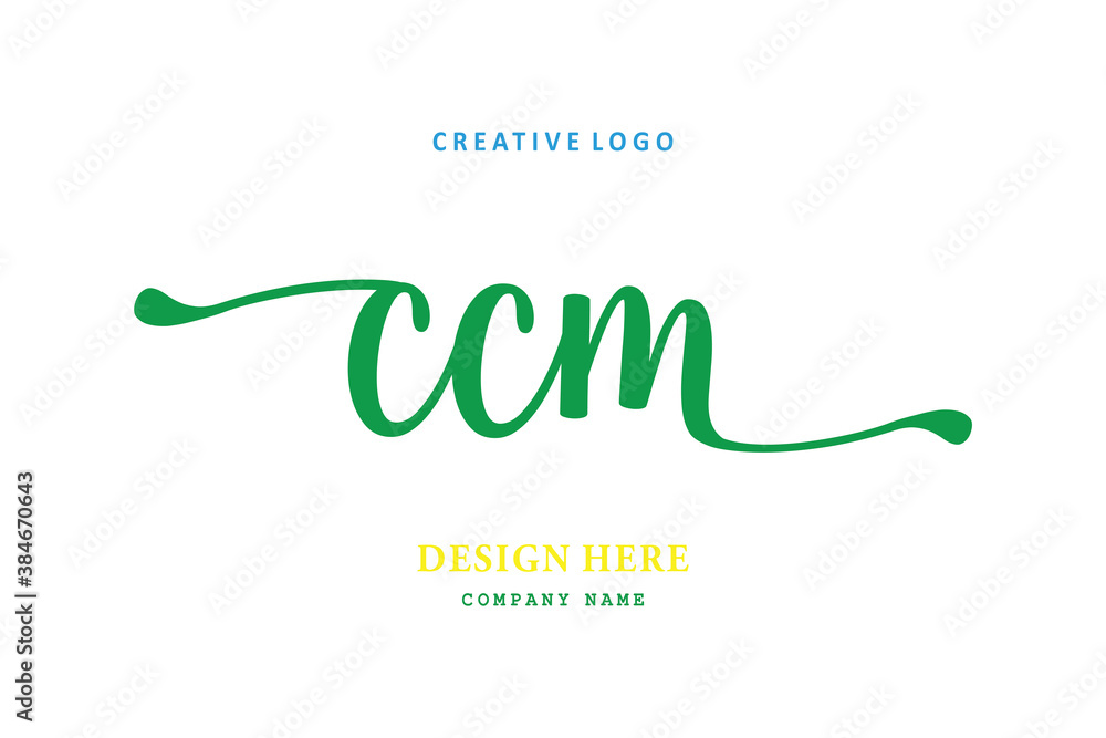 pharmacy logo composition of the letter CCM is simple, easy to ...