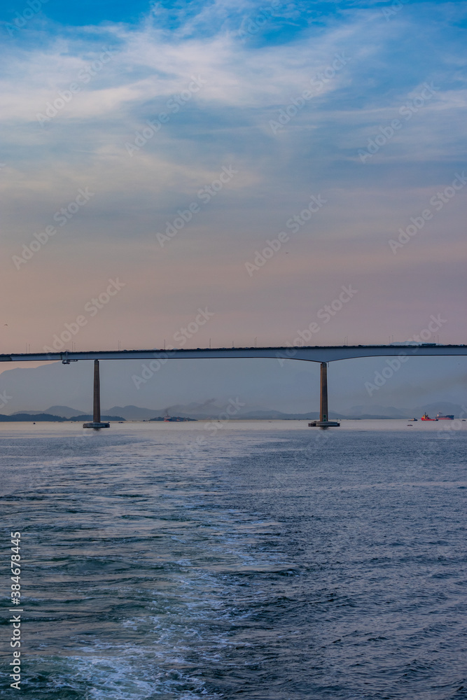 The Presidente Costa e Silva Bridge, better known as the Rio – Niterói ...