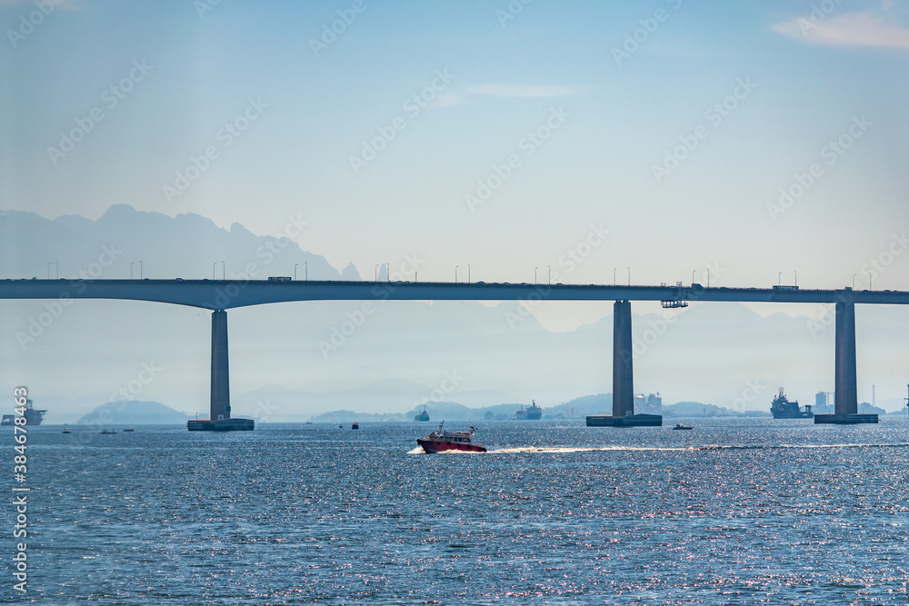 The Presidente Costa e Silva Bridge, better known as the Rio – Niterói ...