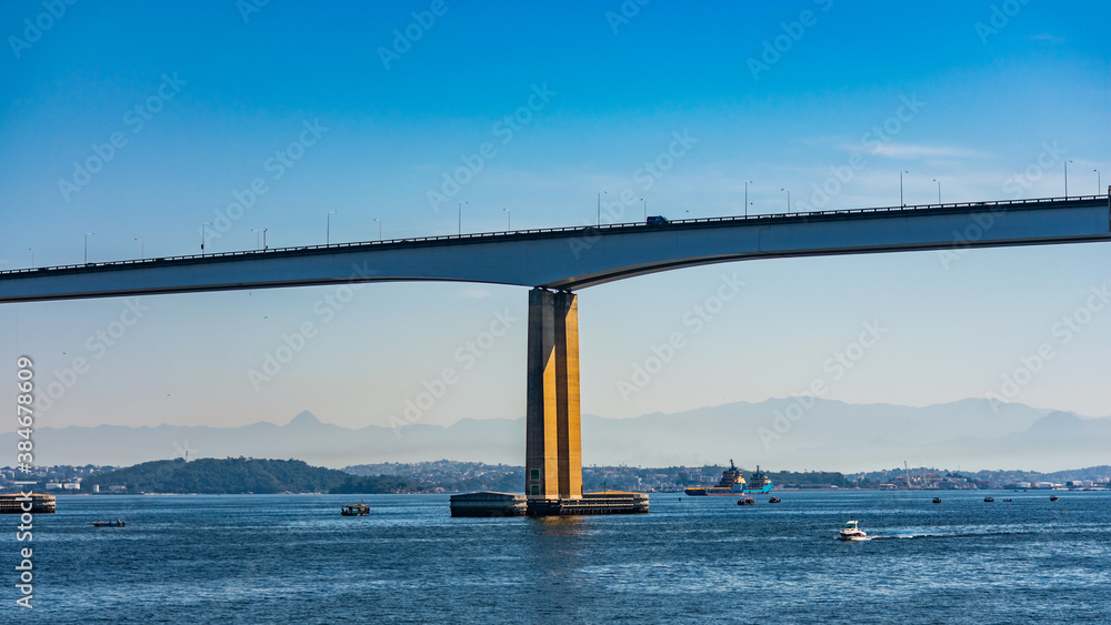 The Presidente Costa e Silva Bridge, better known as the Rio – Niterói ...