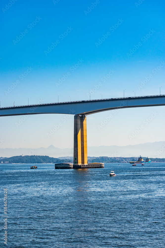 The Presidente Costa e Silva Bridge, better known as the Rio – Niterói ...
