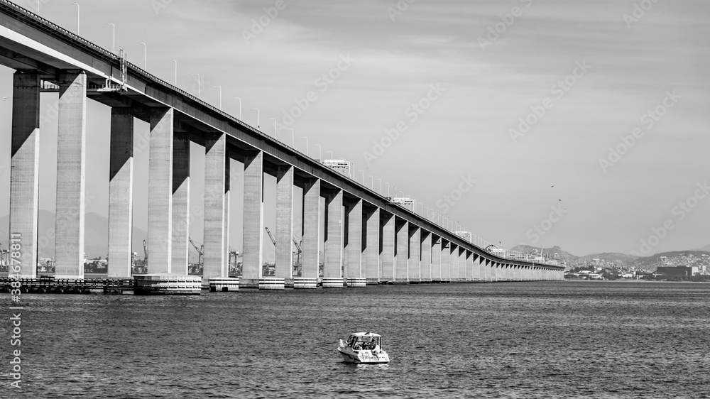 The Presidente Costa e Silva Bridge, better known as the Rio – Niterói ...