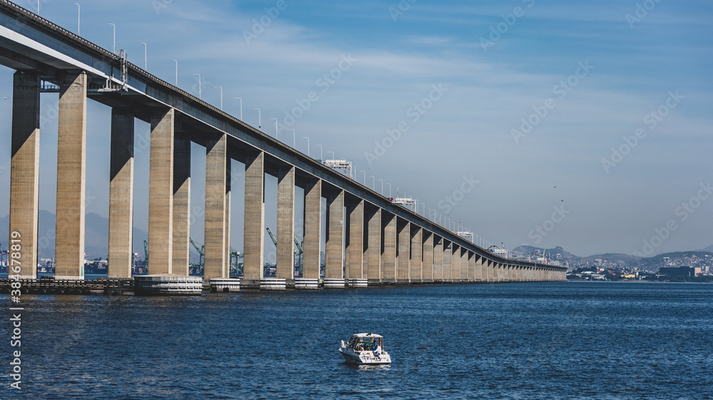 The Presidente Costa e Silva Bridge, better known as the Rio – Niterói ...